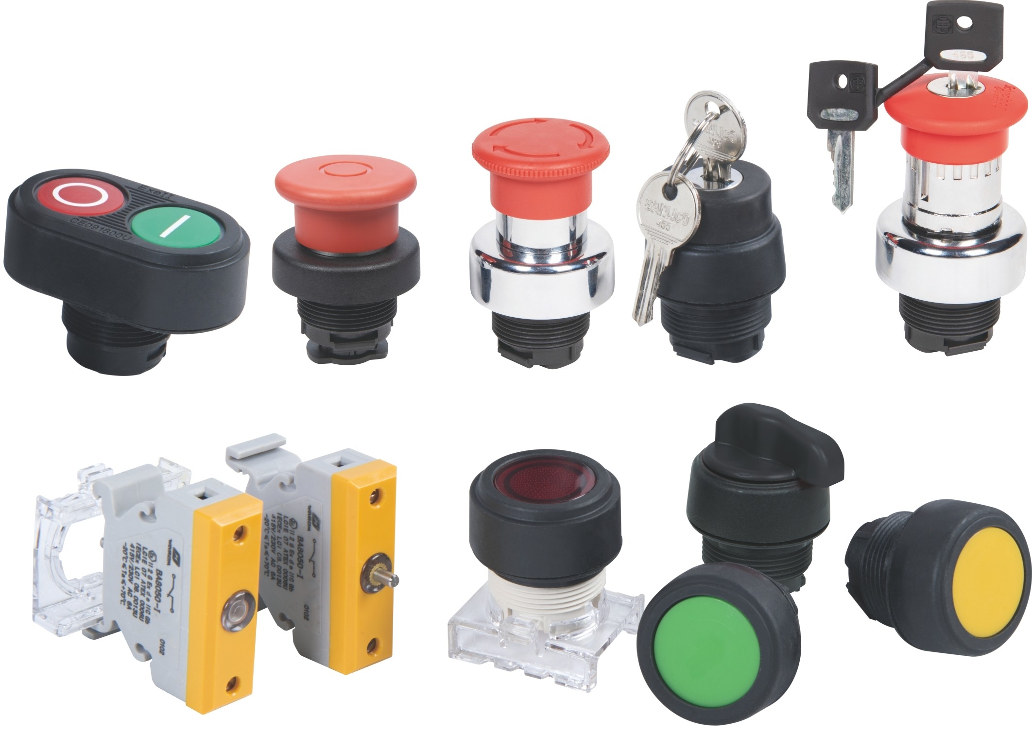 BA8060 Series Explosion Proof Control Button 6A ATEX IECEx Certified